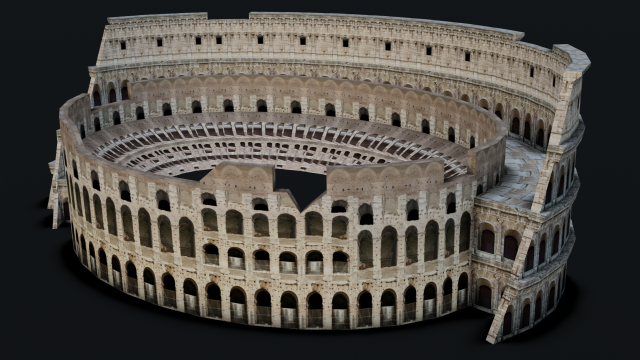 The Colosseum - Rome 3D Model in Stadium 3DExport