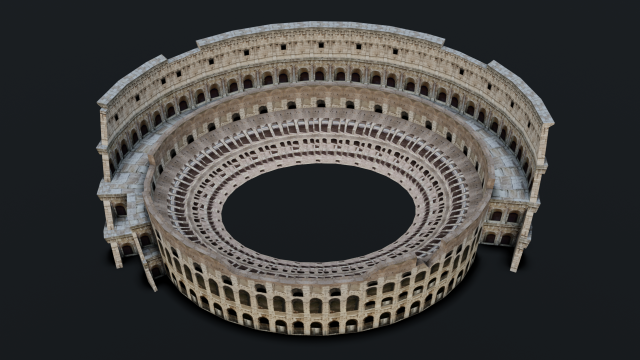 The Colosseum - Rome 3D Model in Stadium 3DExport