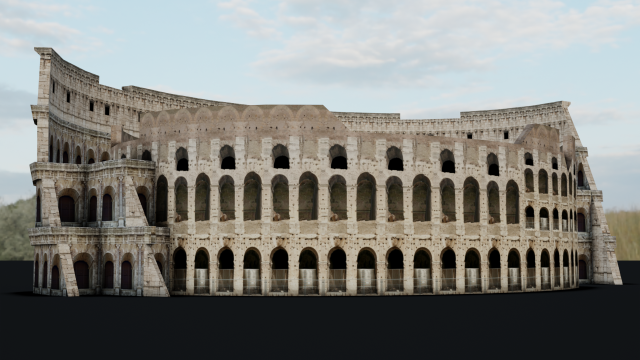 The Colosseum - Rome 3D Model in Stadium 3DExport