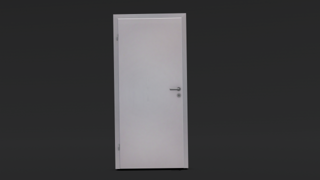 Door with frame 3D Model in Bedroom 3DExport
