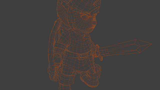 The Legend of Zelda 3D Model in Cartoon 3DExport