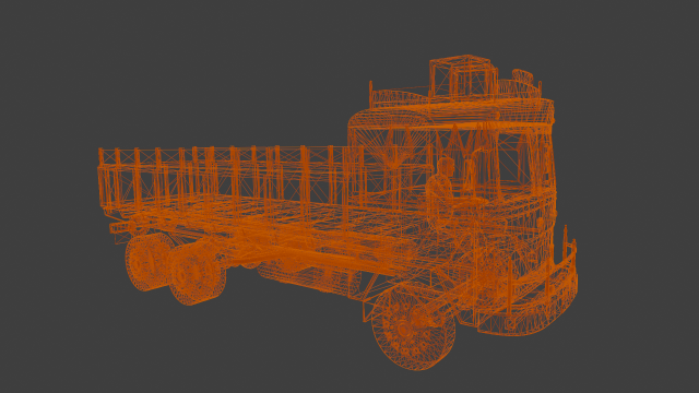 Lorry 3D Model in Heavy Equipment 3DExport