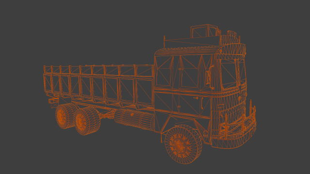 Lorry 3D Model in Heavy Equipment 3DExport
