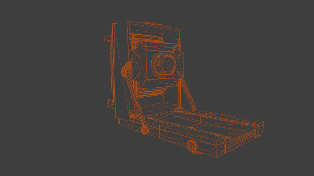 Old Camera 3D Model in Photo 3DExport