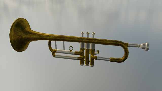 Trumpet 3D Model in Other 3DExport