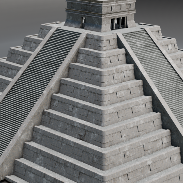 Rock Pyramid 3D Model in Cityscapes 3DExport