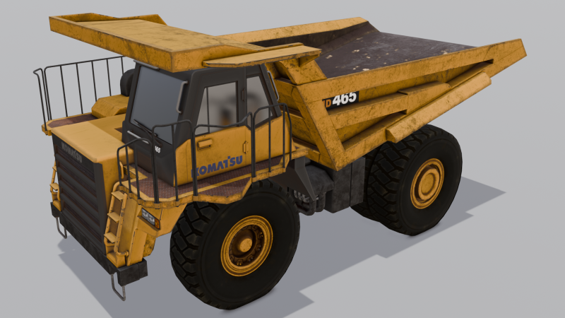 Industrial Machine 3D Model in Machines 3DExport