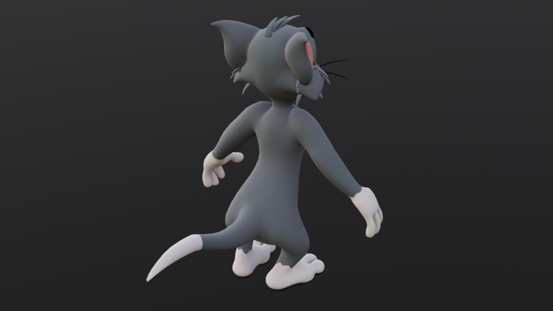Tom Rigged 3D Model in Cartoon 3DExport