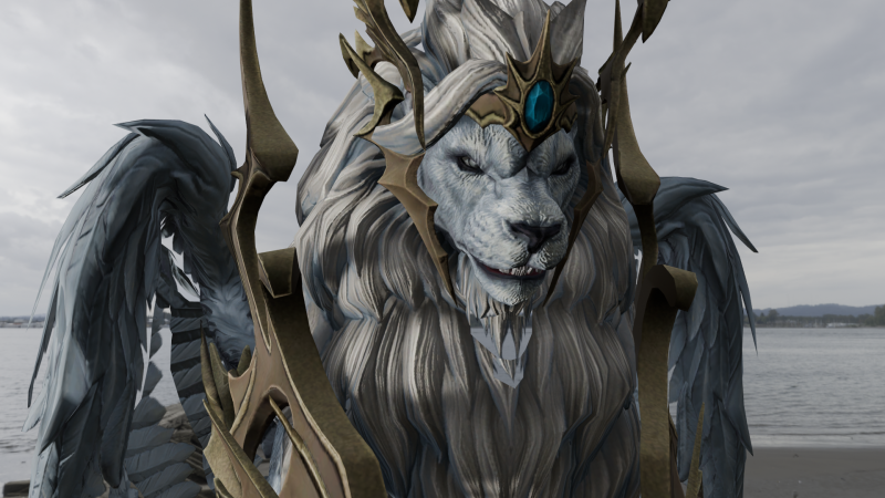 Seraphic Roar beast Animated Rigged 3D Model in Wildlife 3DExport