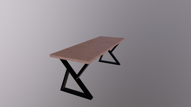 Modern table 3D Model in Table 3DExport