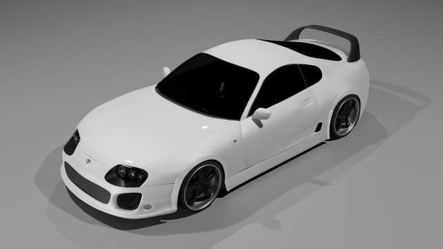 CAR Toyota Supra 3D Model in Racing 3DExport