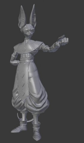 Beerus of Egypt 3D Model in Cartoon 3DExport