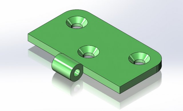 Hinge Assembly all parts Free 3D Print Model in Hand Tools 3DExport