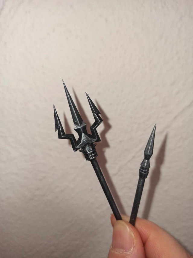 Trident Black Manta 1-10 scale 3D Print Model in Figurines 3DExport