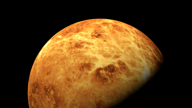 Realistic planet Venus 3D Model in Planets 3DExport