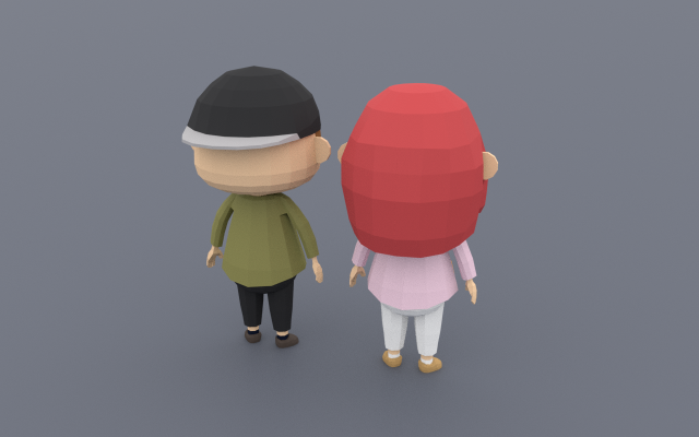 Low poly Cartoon character Youth 3D Model in Cartoon 3DExport