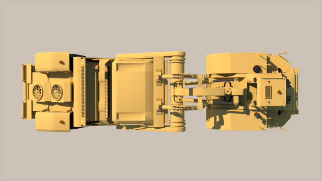 Wheel tractor-scraper 3D Model in Heavy Equipment 3DExport