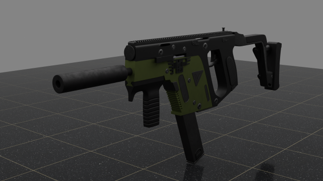 KRISS Vector 3D Model in Submachine Guns 3DExport