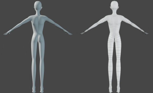 3D characteryoung man base mesh Modèle 3D in Dessin animé 3DExport