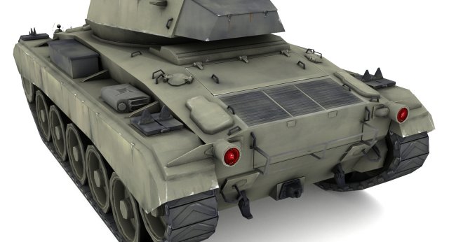M24 Chaffee 3D Model in Tank 3DExport