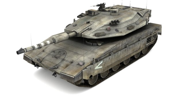 Merkava MK IV 3D Model in Tank 3DExport