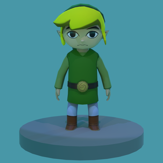 LINK 3D Model in Man 3DExport