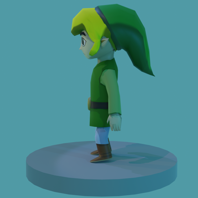 LINK 3D Model in Man 3DExport
