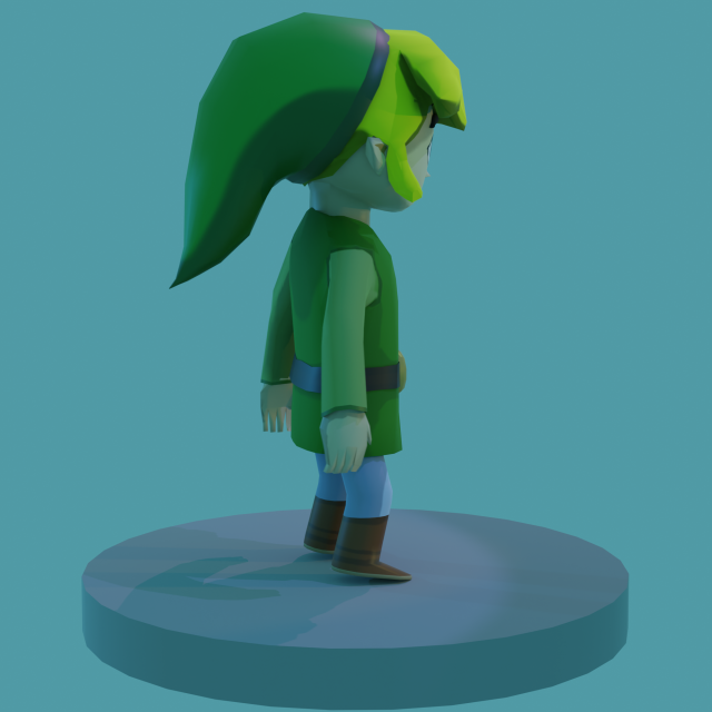 LINK 3D Model in Man 3DExport