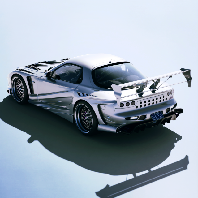 Mazda RX-7 FD3S Abflug Anibus 1994 3D Model in Sport Cars 3DExport