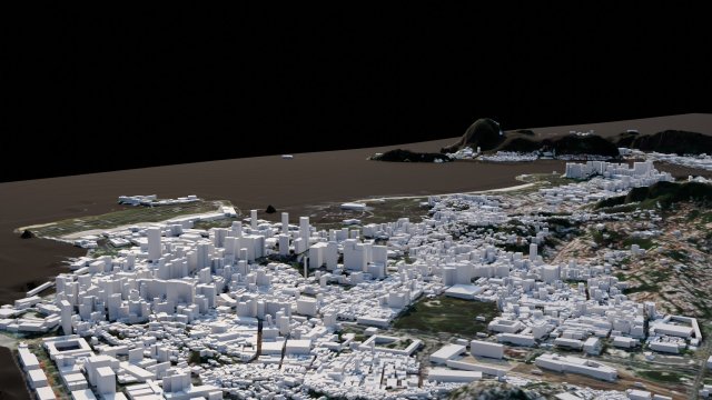 Rio De Janeiro - Brazil 3D Model in Cityscapes 3DExport