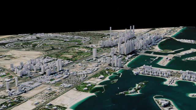 Dubai - United Arab Emirates 3D Model in Cityscapes 3DExport