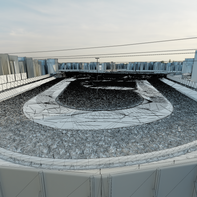 Race Track For Drifting 3D Model in Race Track 3DExport