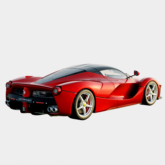 Ferrari LaFerrari 2014 Basic Trim 3Dモデル in スポーツカー 3DExport