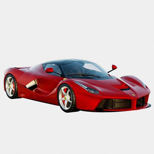 Ferrari LaFerrari 2014 Basic Trim 3Dモデル in スポーツカー 3DExport