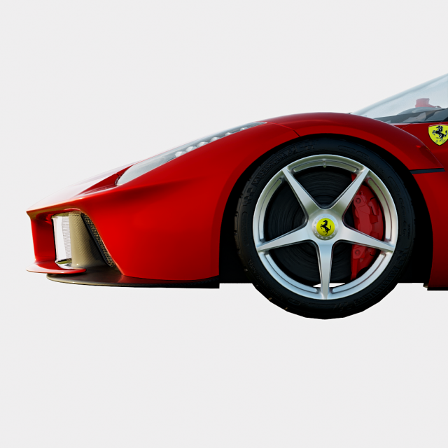 Ferrari LaFerrari 2014 Basic Trim 3Dモデル in スポーツカー 3DExport