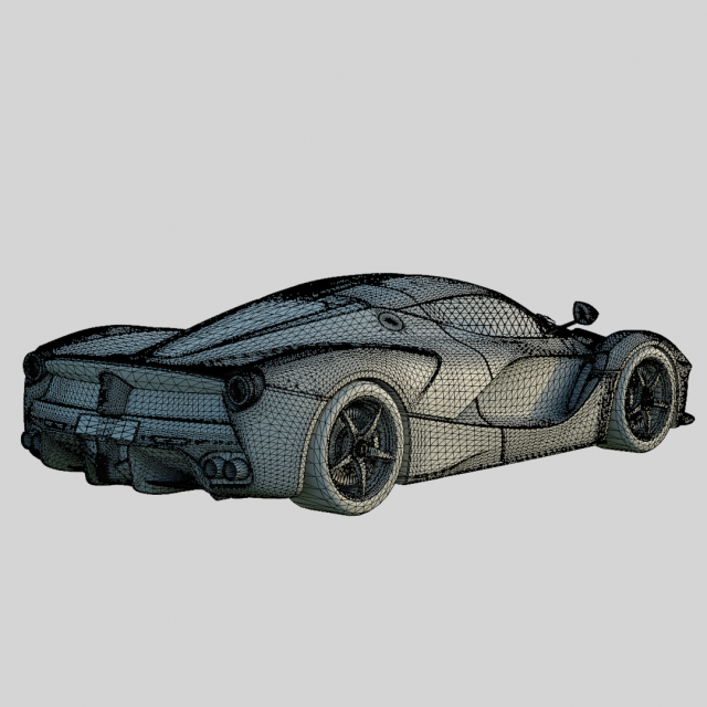 Ferrari LaFerrari 2014 Basic Trim 3Dモデル in スポーツカー 3DExport