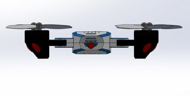 Quadcopter Drone V001 3D Print Model in Engineering 3DExport