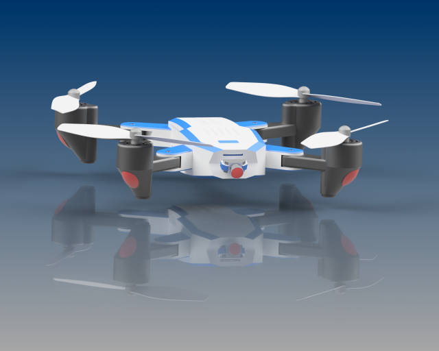 Quadcopter Drone V001 3D Print Model in Engineering 3DExport