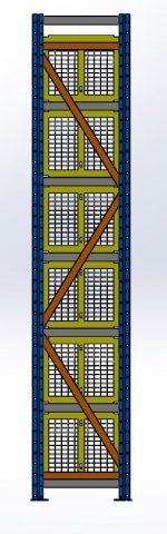 Bolts Free Shelving System Full scale Main Module 3D Model in Shelving ...