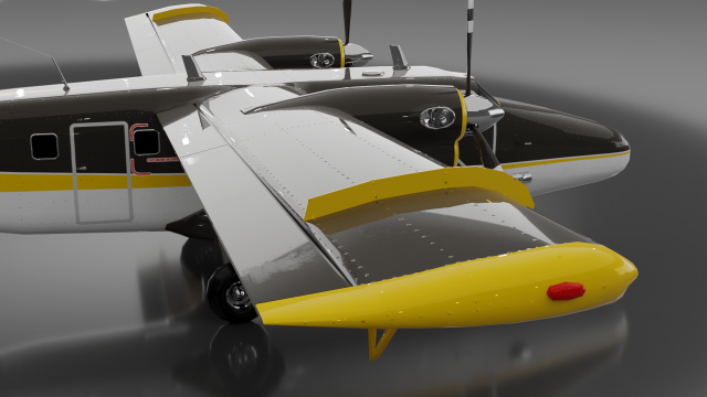 DHC-6 Twin Otter 3D Model in Commercial 3DExport