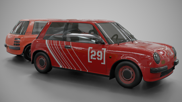 Nissan Be-1 3D Model in Compact Cars 3DExport