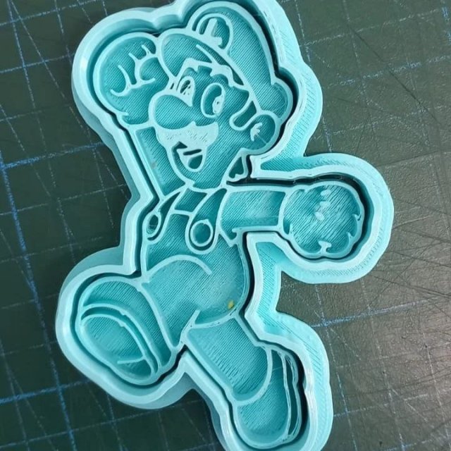 PACK 12 COOKIE CUTTER SUPER MARIO BROS 3D Print Model in Child 3DExport
