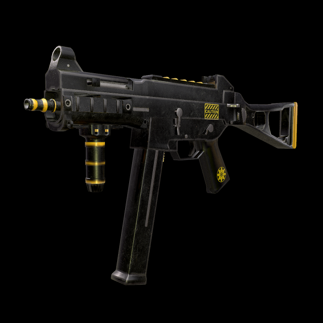 UMP-45 3D Model in Submachine Guns 3DExport