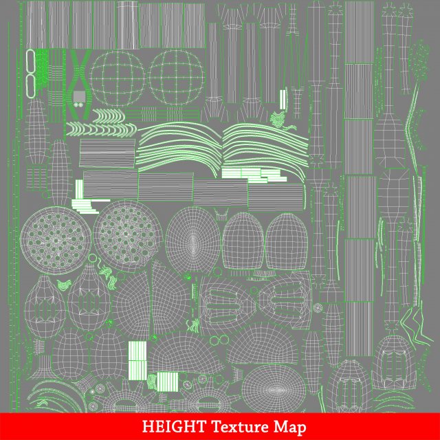 Kitchen Utensils Bundle 3D Model in Cookware Tools 3DExport