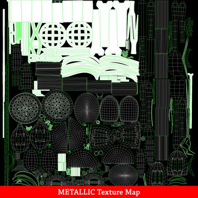 Kitchen Utensils Bundle 3D Model in Cookware Tools 3DExport