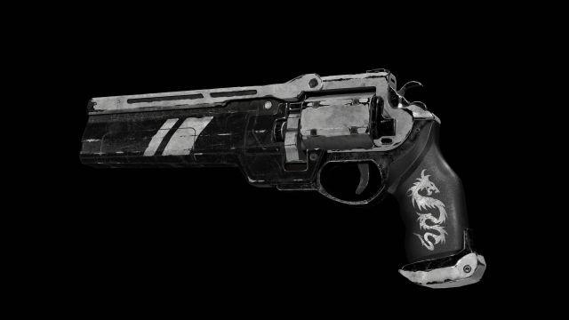 Weapon Game Ready 3D Model in Tools 3DExport