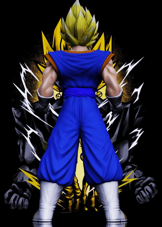Vegito 3D Model in Toys 3DExport