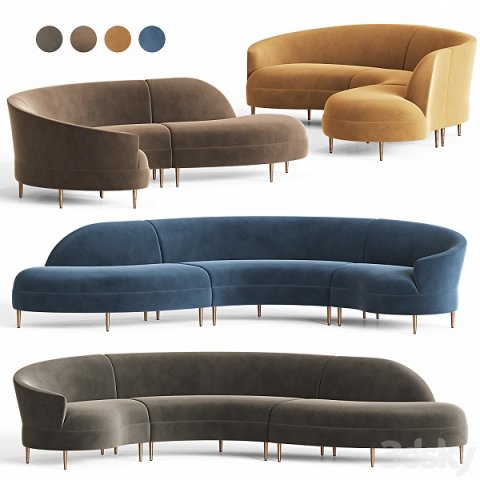 Anthropologie serpentine sofa store