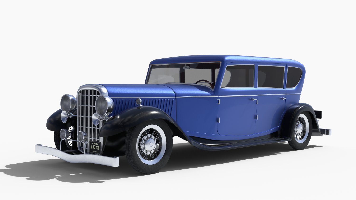 Falconer 3D Model in Old Cars 3DExport