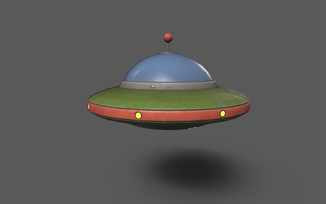 Ufos Ships 3D Model in Game Assets 3DExport